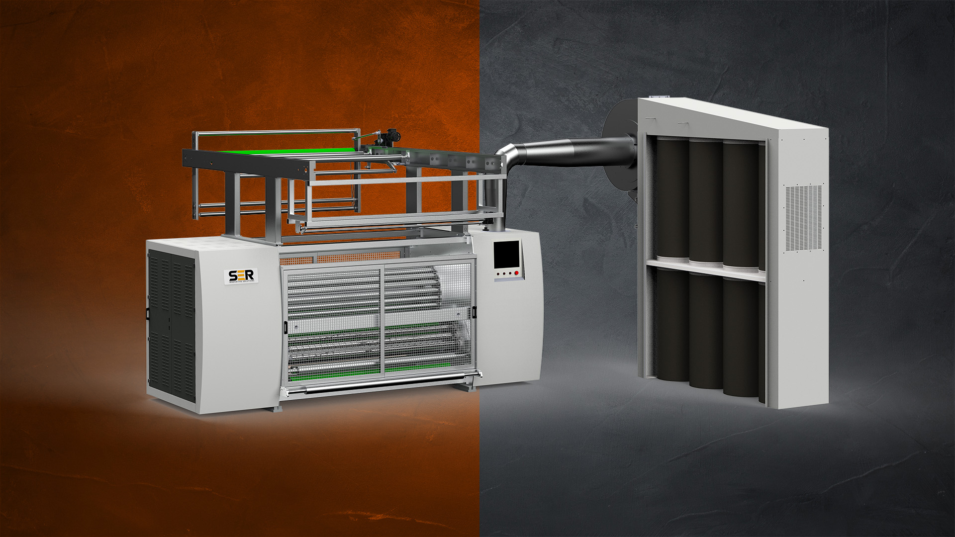 Ser | Stenter, Raising, Shearing, Compacting, Brushing, Steamer ...